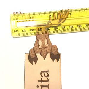 Personalized Leather Moose Bookmark, a Great Moose Themed Gift! - Etsy