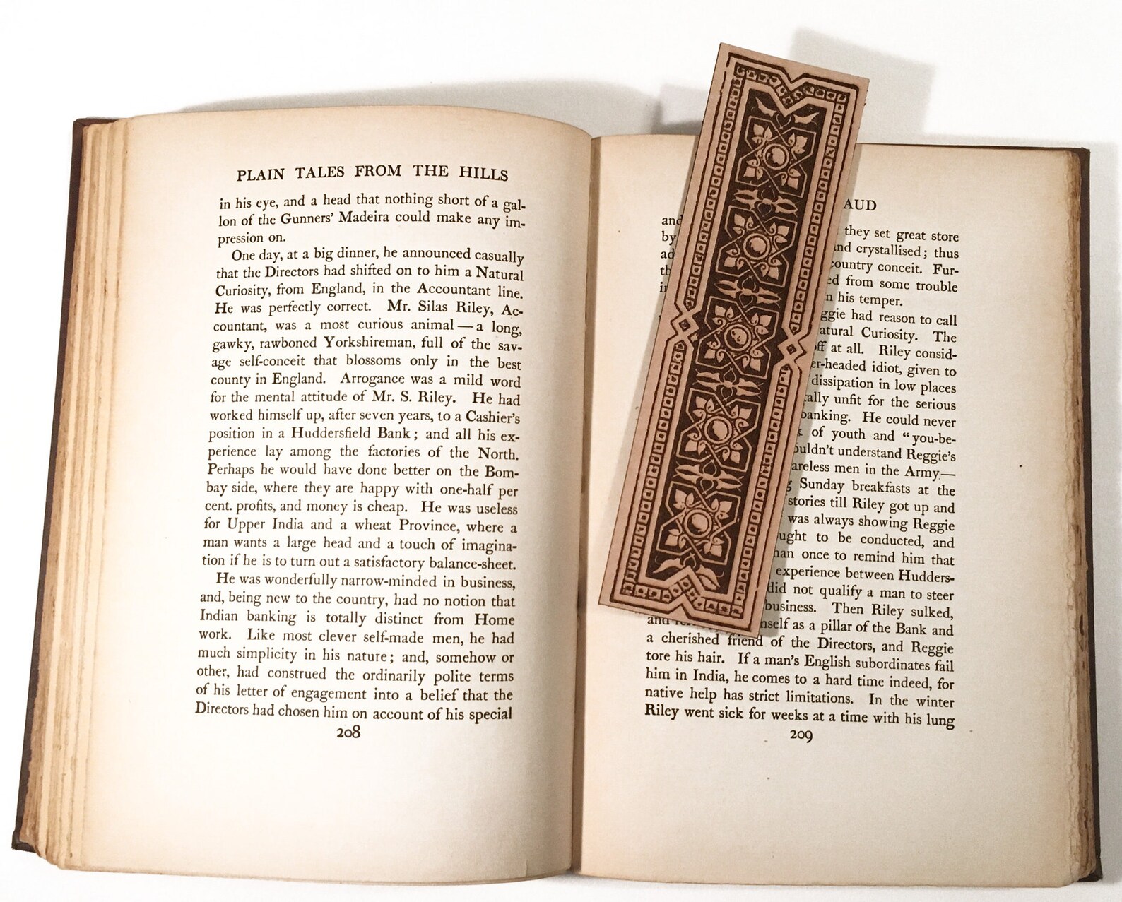 Historical Geometric Design Leather Bookmarks. Classical - Etsy