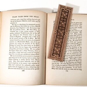 Historical Geometric Design Leather Bookmarks. Classical Bookmarks ...