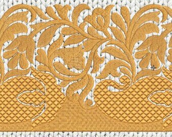 Rope Frame Border Machine Embroidery Design Country Western