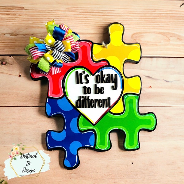 Autism Door Sign - Etsy