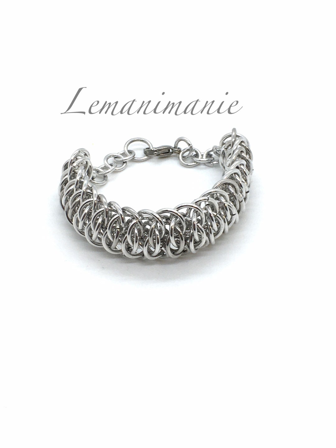 Rigid Chainmail Bracelet Viperscale/ Rigid Chainmail Bracelet ...