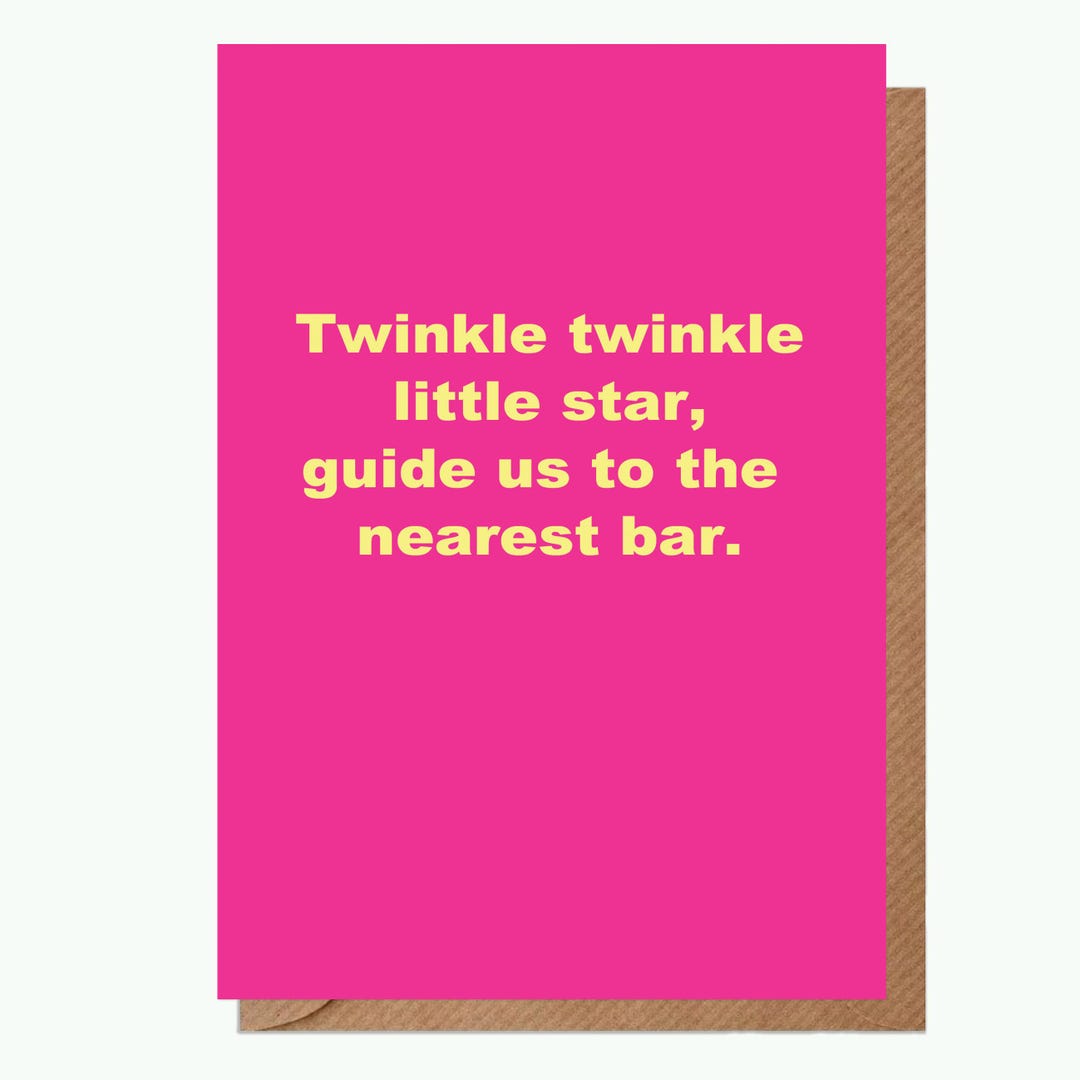 Drinks Card Funny Card Humour Card Birthday Card Alcohol Card Wine Card ...