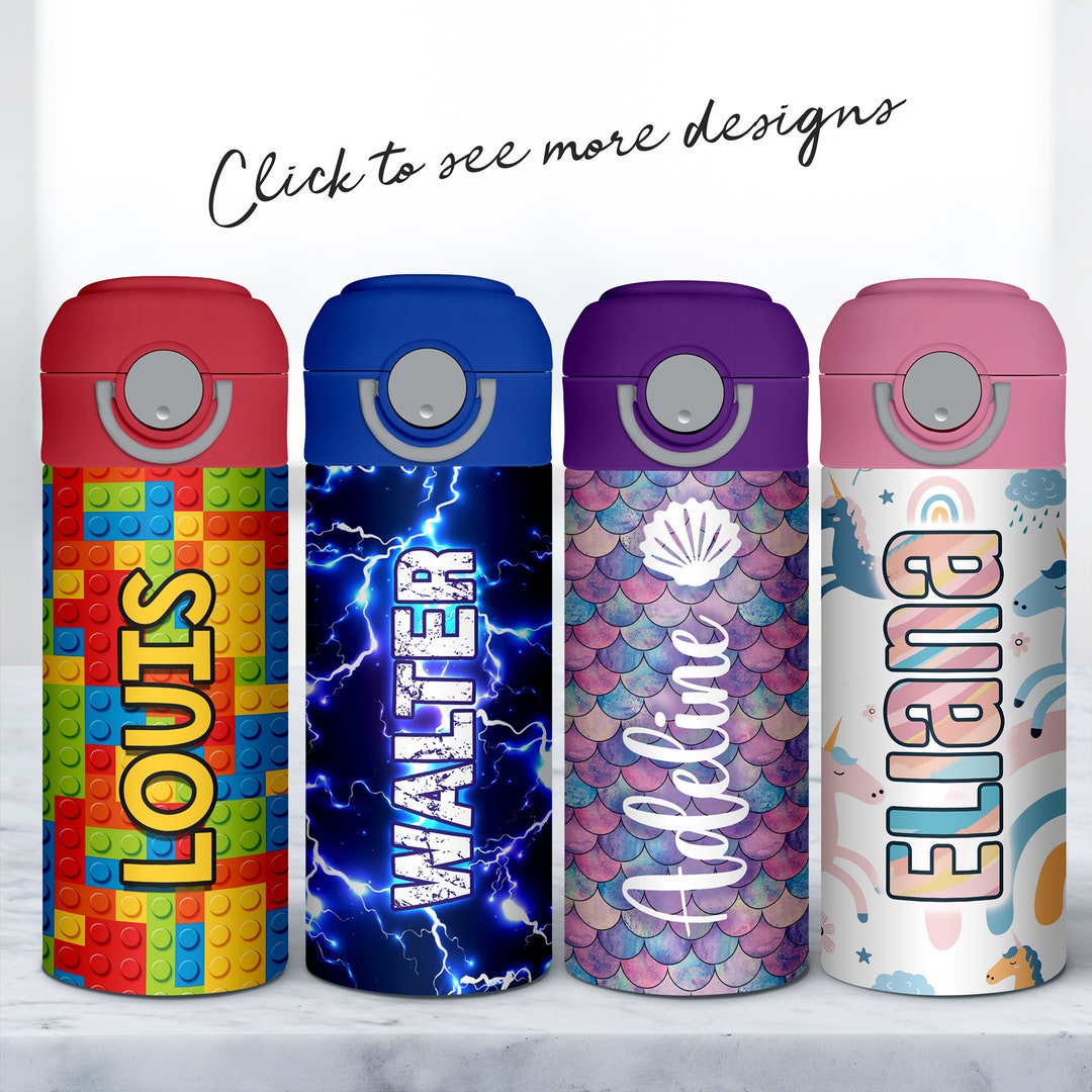 Personalized Water Bottle for Kids - Etsy