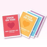 Sticky Hand Valentine – Non Candy Valentines – High Five - INSTANT ...