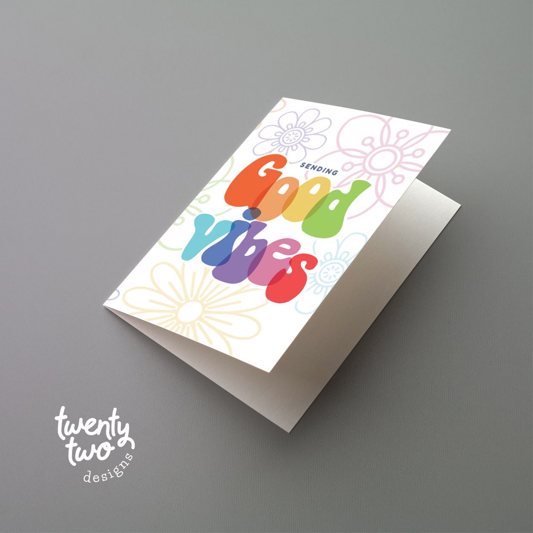 Good Luck/thinking of You Card, Printable Greeting Card, Blank Card ...
