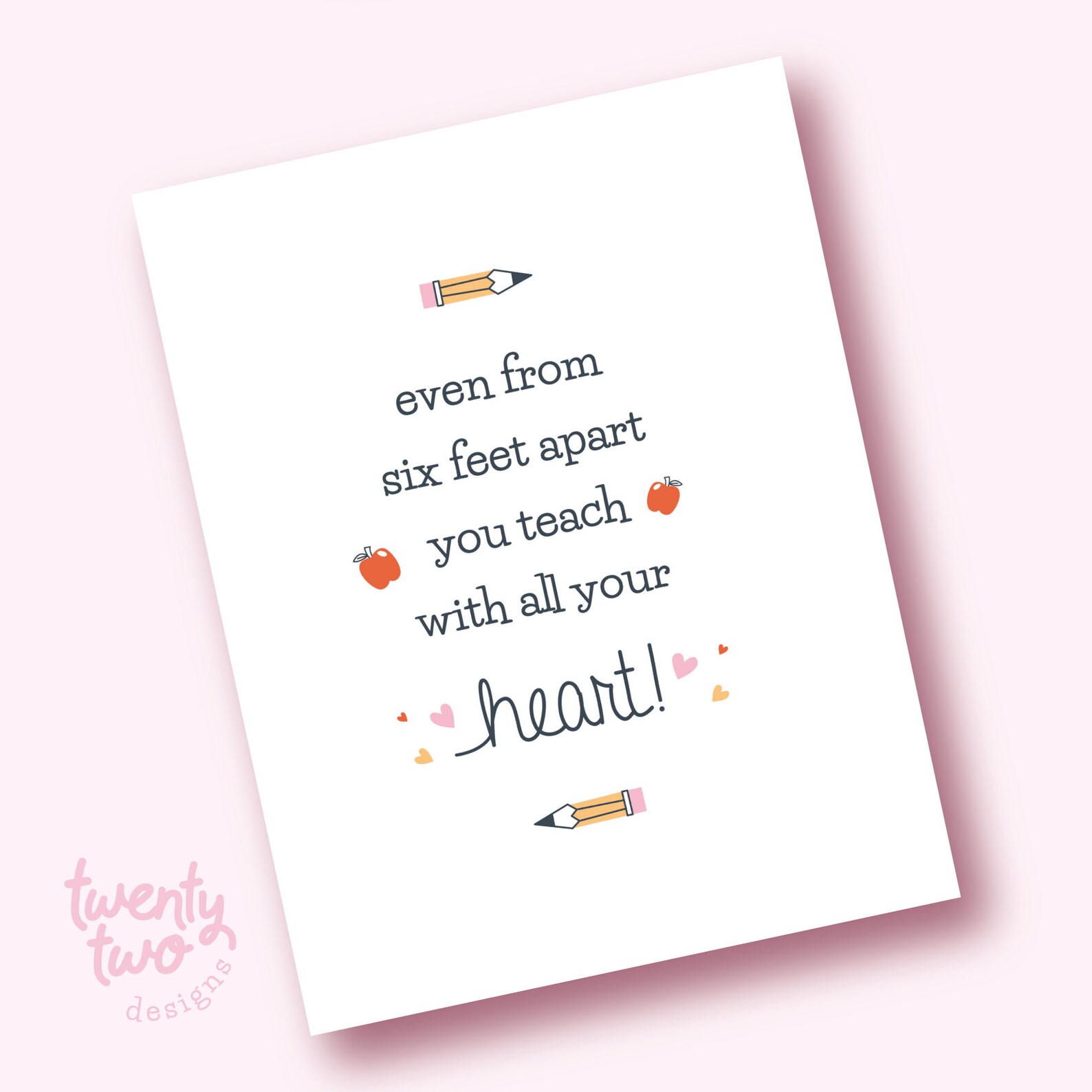 Printable Teacher Valentine Card Teacher Appreciation Card - Etsy Printable Teacher Valentine Card Teacher Appreciation Card - Etsy