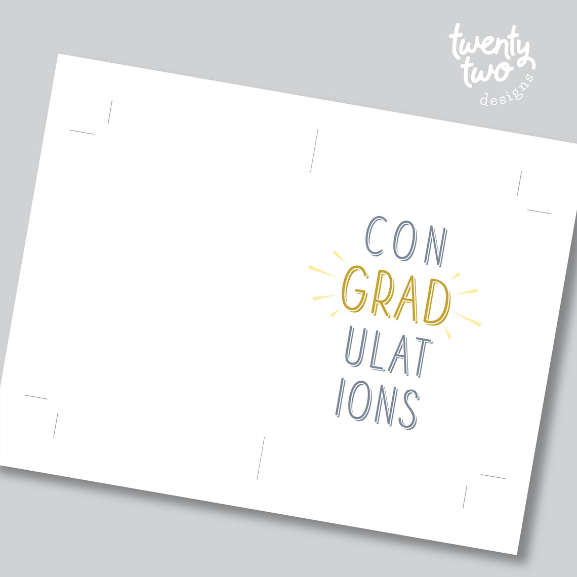 Printable Graduation Card Graduation Celebration Card Blank | Etsy