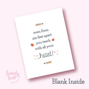 Printable Teacher Valentine Card, Teacher Appreciation Card - Etsy