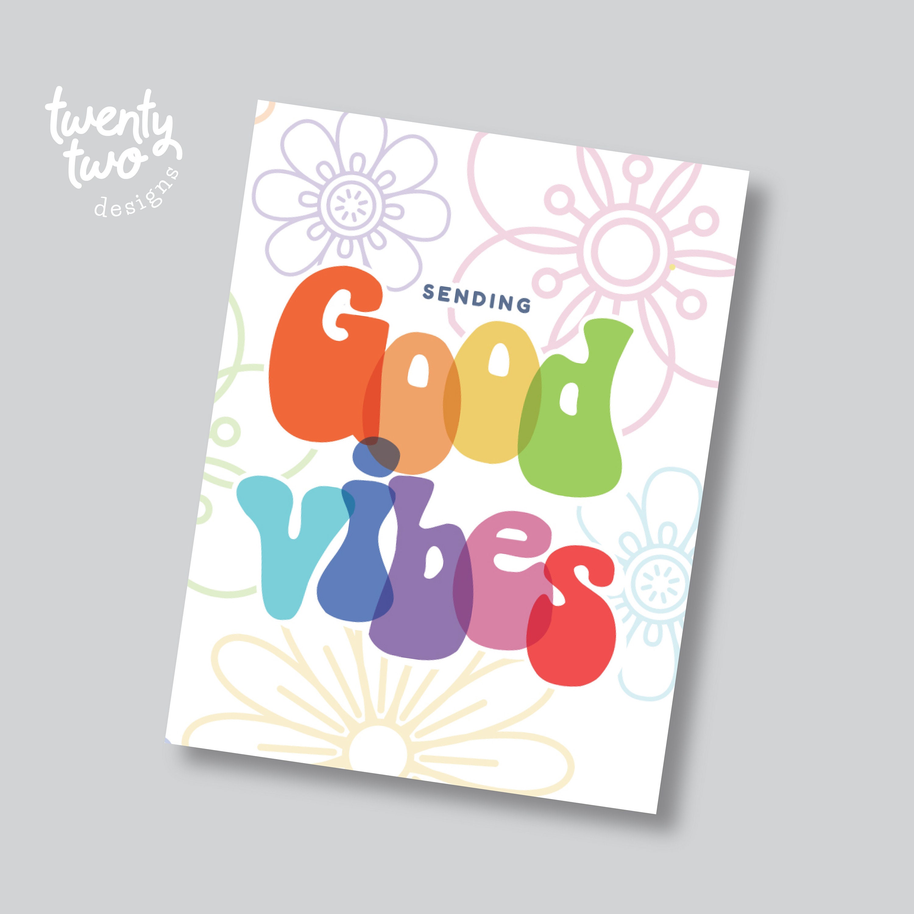 Good Luck/thinking of You Card Printable Greeting Card Blank - Etsy ...
