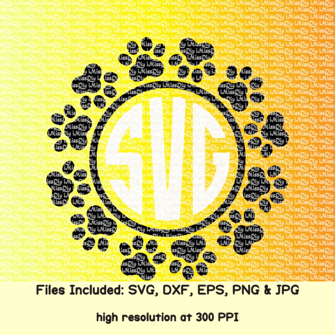 Dog Cat Svg Paw Print Svg Puppy Svg Kitty Kitten Svg Pet Lover | Etsy