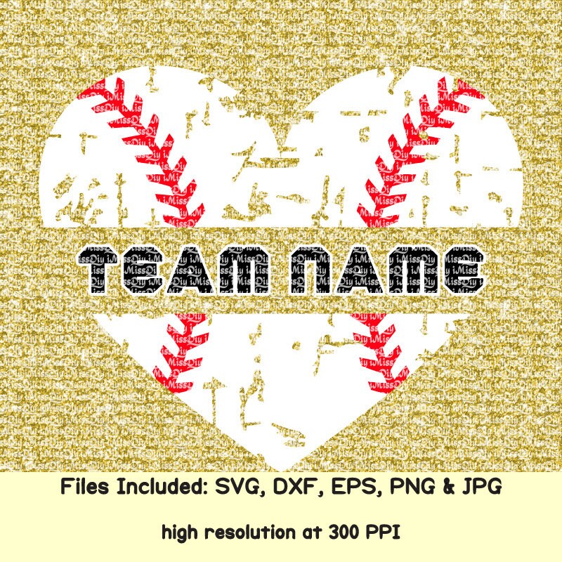 Embellishments Scrapbooking Svg Png Jpg Baseball laces heart sister ...