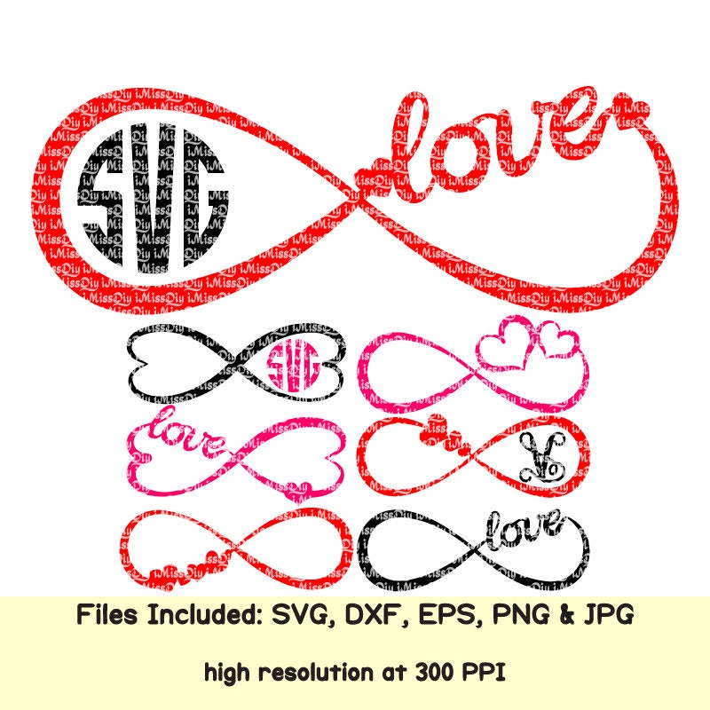 Infinity symbol svg Heart Love svg mr and mrs svg marriage | Etsy
