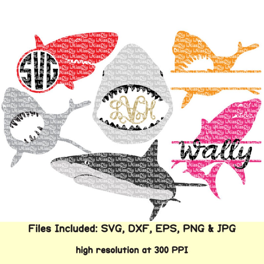 Shark Svg Fish Svg Gone Fishing Svg Baby Beach Shark Svg Ocean Svg ...