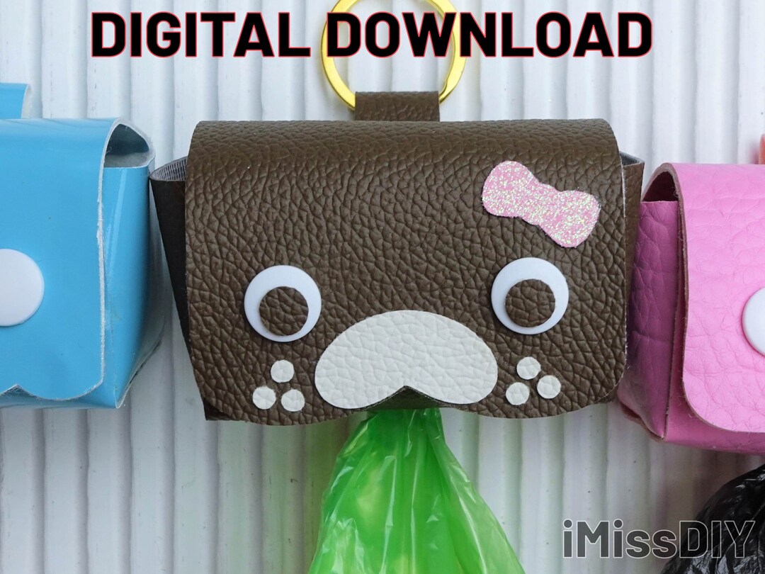 Dog Poop Bag Holder Svg, Poop Bag Dispenser Svg, Doggy Keychain Pouch ...