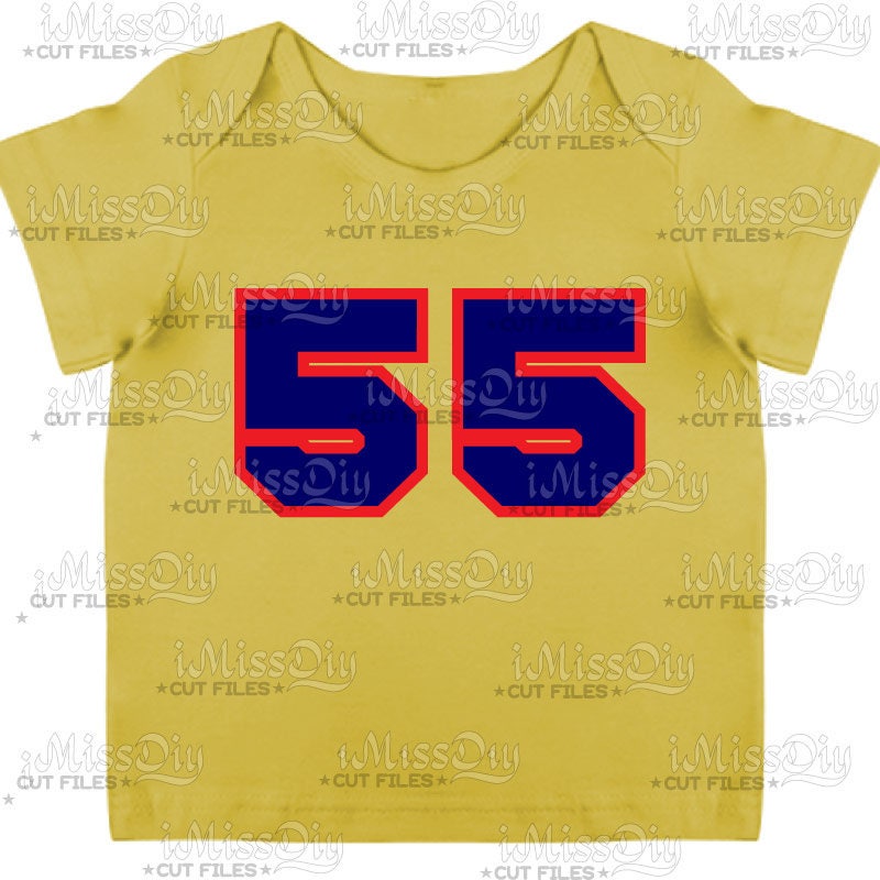 Baseball Svg Sport Block NUMBER Svg Numbers Svg Files for | Etsy UK