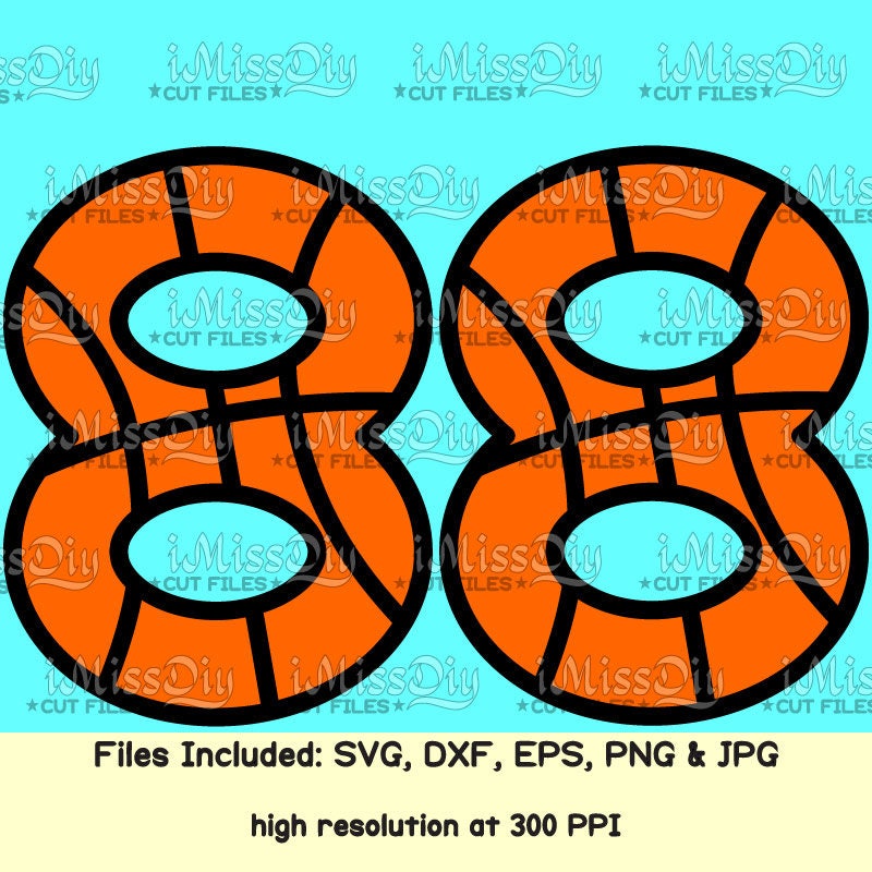 Basketball svg basketball numbers svg Sports svg balls outline | Etsy