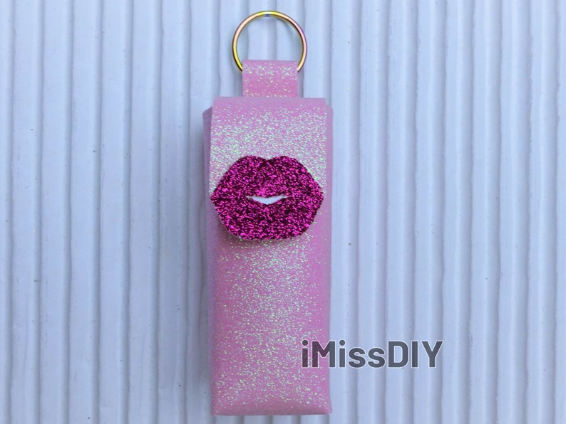 Lipstick Pouch Keychain Purse Svg Chapstick Holder Svg Lip - Etsy