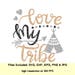 Indian Svg Love My Tribe Svg, Family Tribal Arrow Svg Boho Bohemian ...