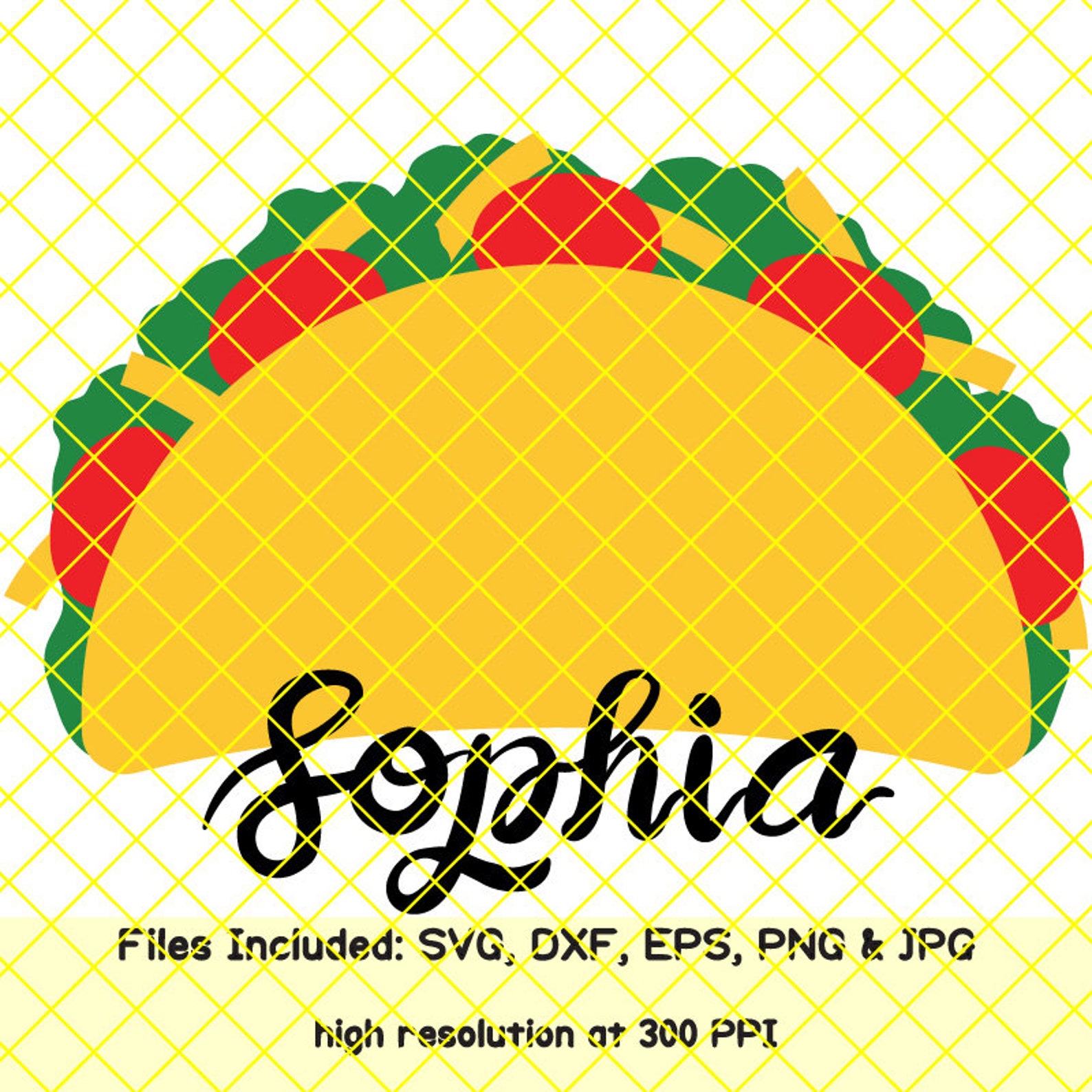 Taco svg files funny taco clipart cinco de mayo svg party | Etsy