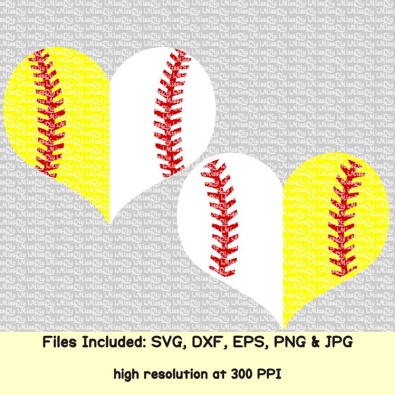 Half Baseball Svg - Etsy