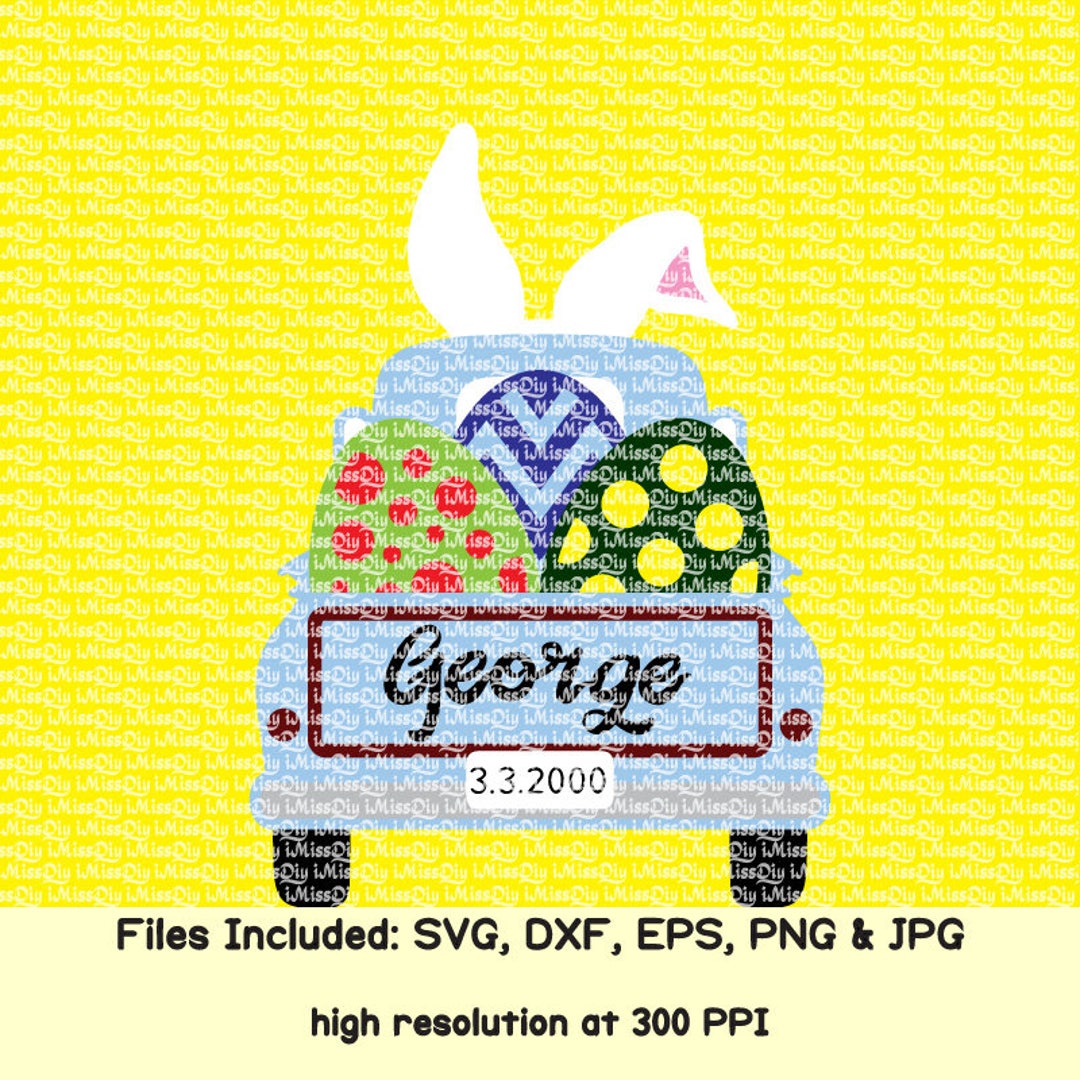 Easter Truck Svg Bunny Ears Svg Tractor Svg Egg Boy Girl - Etsy