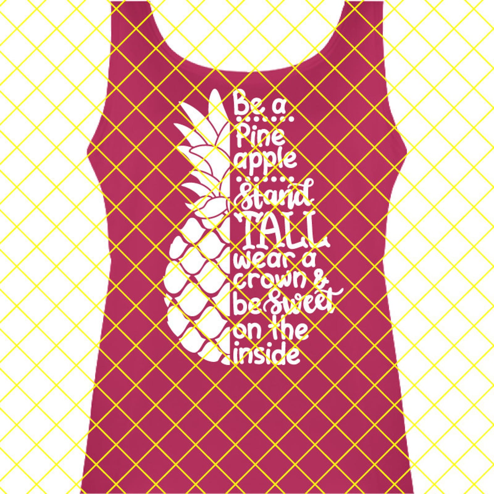 Be a Pineapple Svg Stand Tall Svg Sign Shirt Be a Pineapple - Etsy