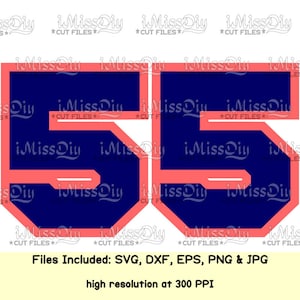 Baseball Svg Sport Block NUMBER Svg Numbers Svg Files for Cricut ...