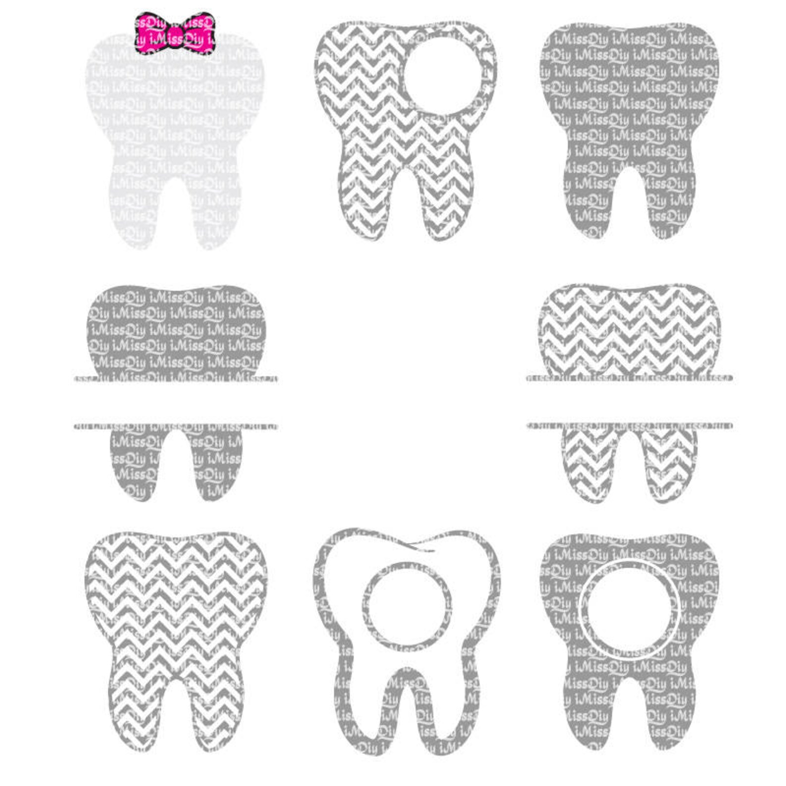 Tooth Fairy Svg Teeth Svg Fairy Cute Funny Chevron Bow | Etsy