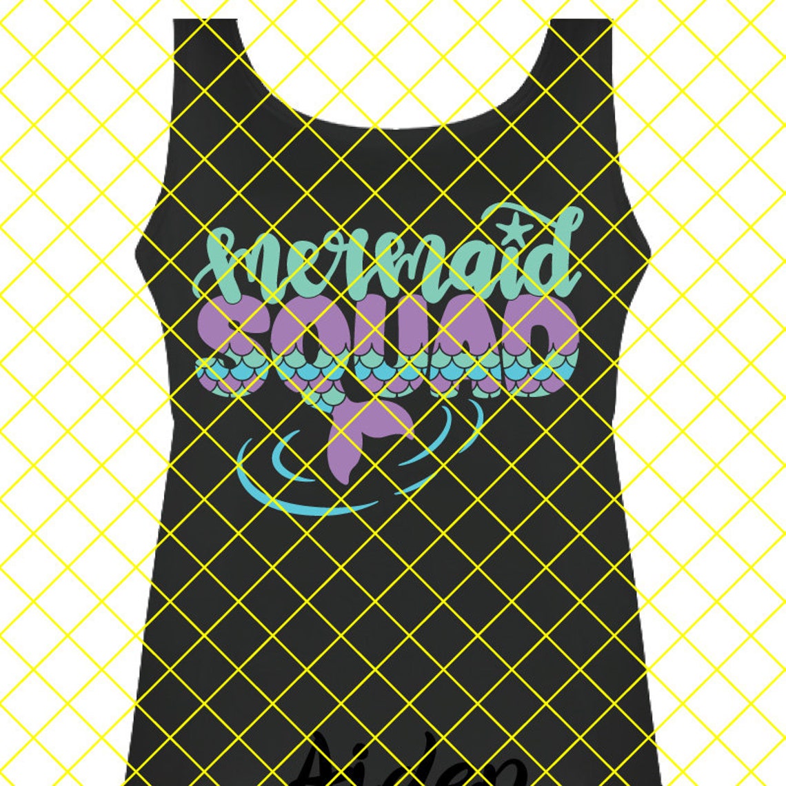 Mermaid Svg Mermaid Squad Svg Tail Scales Life Svg Goals - Etsy
