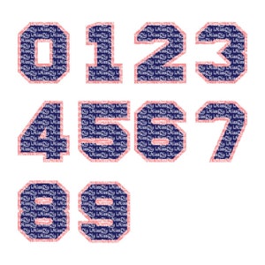 Baseball Svg Sport Block NUMBER Svg Numbers Svg Files for Cricut ...