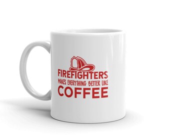 Fireman coffee mug | Etsy