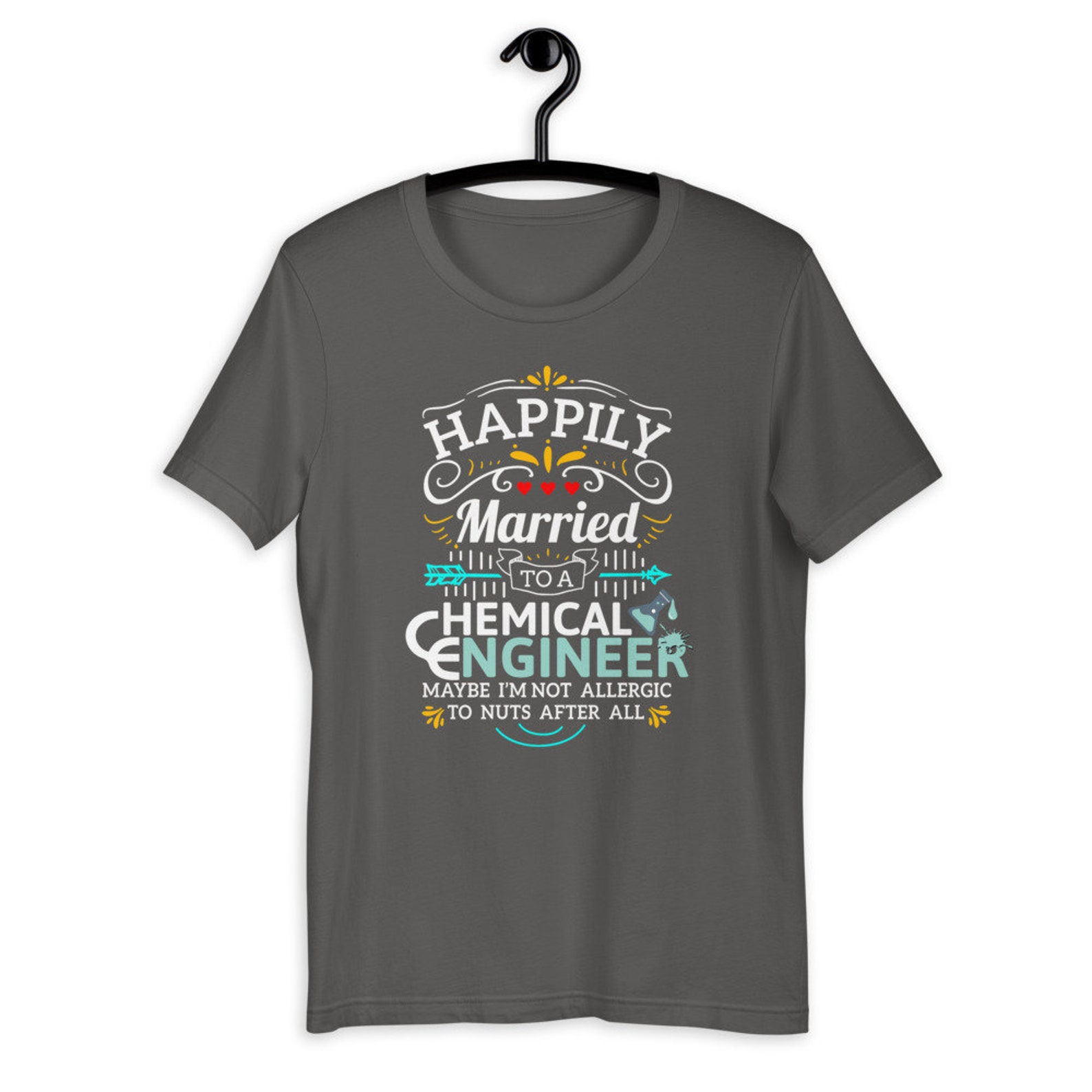 Chemical Engineer T-shirt Happily Married to a Chemical - Etsy