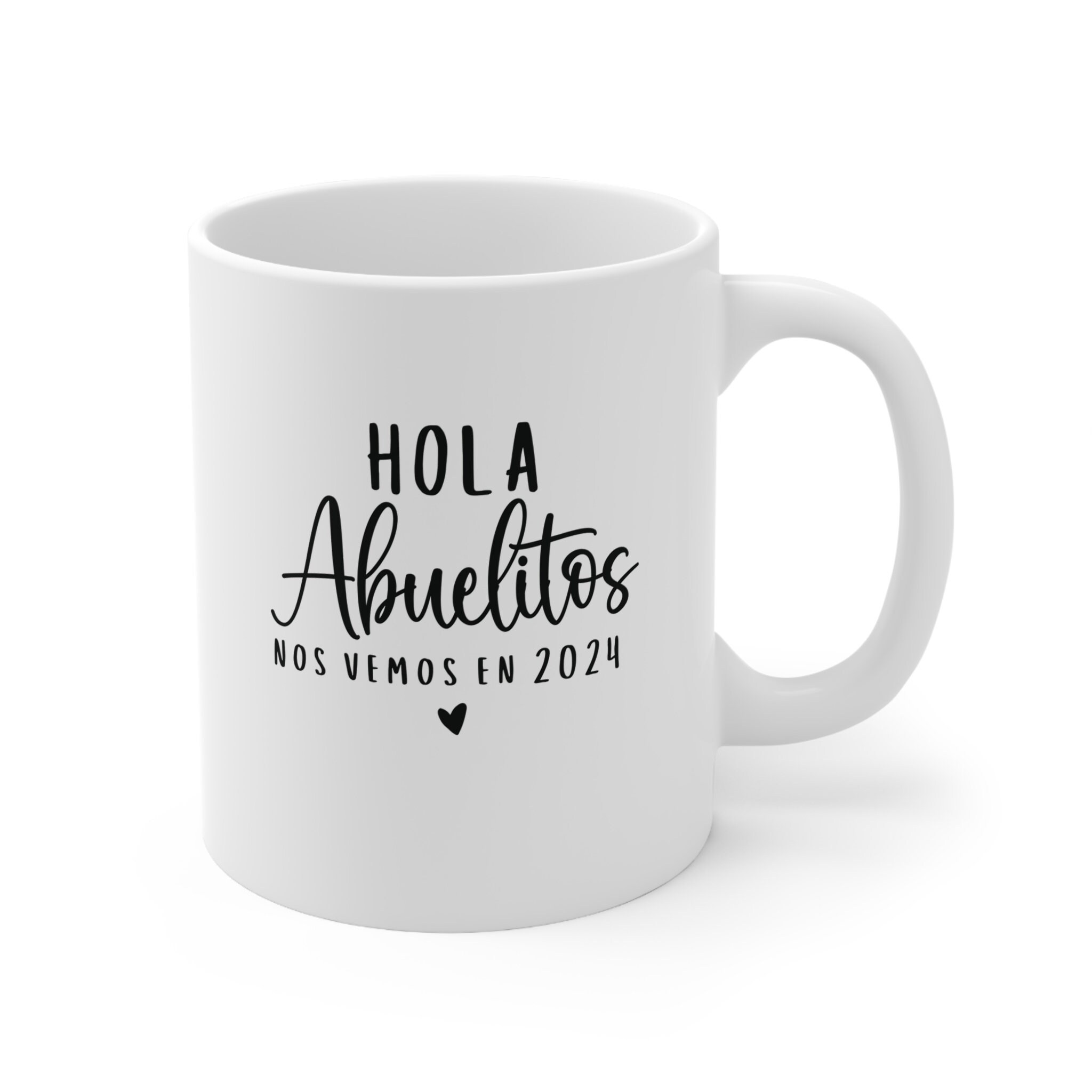 Hola Abuelitos Nos Vemos En 2024 Spanish Pregnancy Announcement for ...