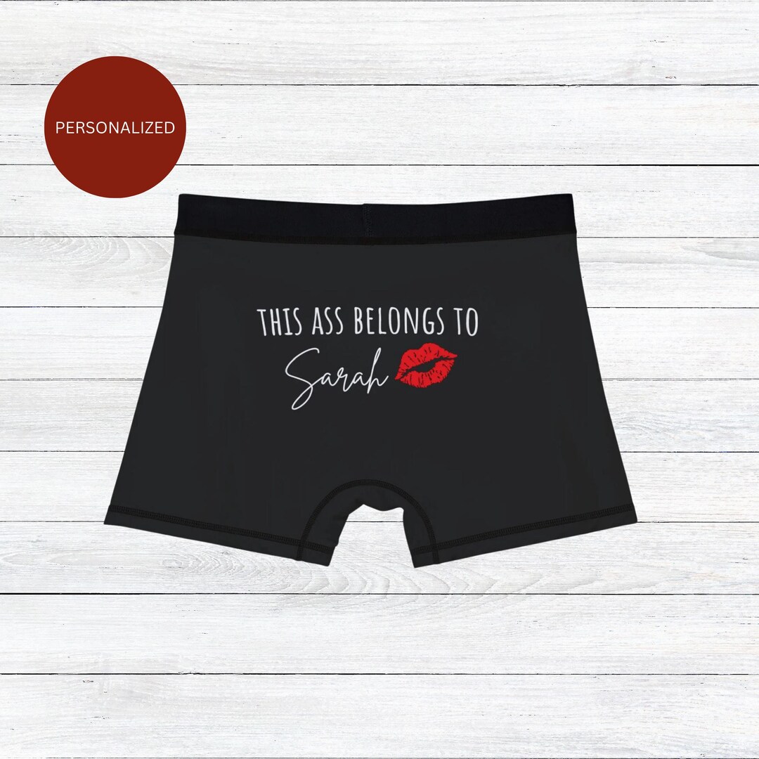 Personalized Boxer Briefs: Custom Underwear for Husband, Valentine Gift ...