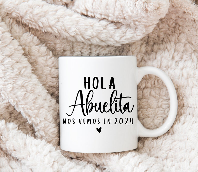Hola Abuelita Nos Vemos En 2024 Spanish Pregnancy Announcement for ...