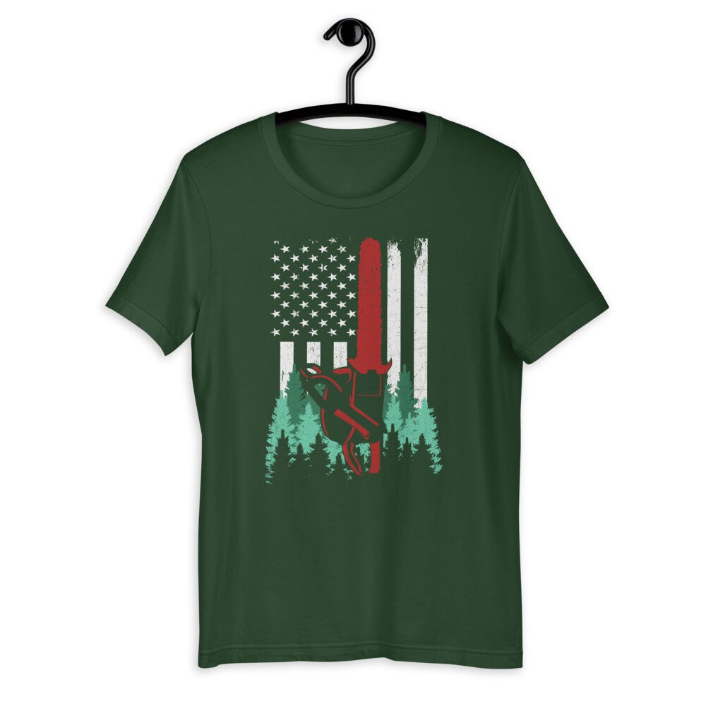Funny Thin Red Line Logger T-shirt Arborist Lumberjack - Etsy
