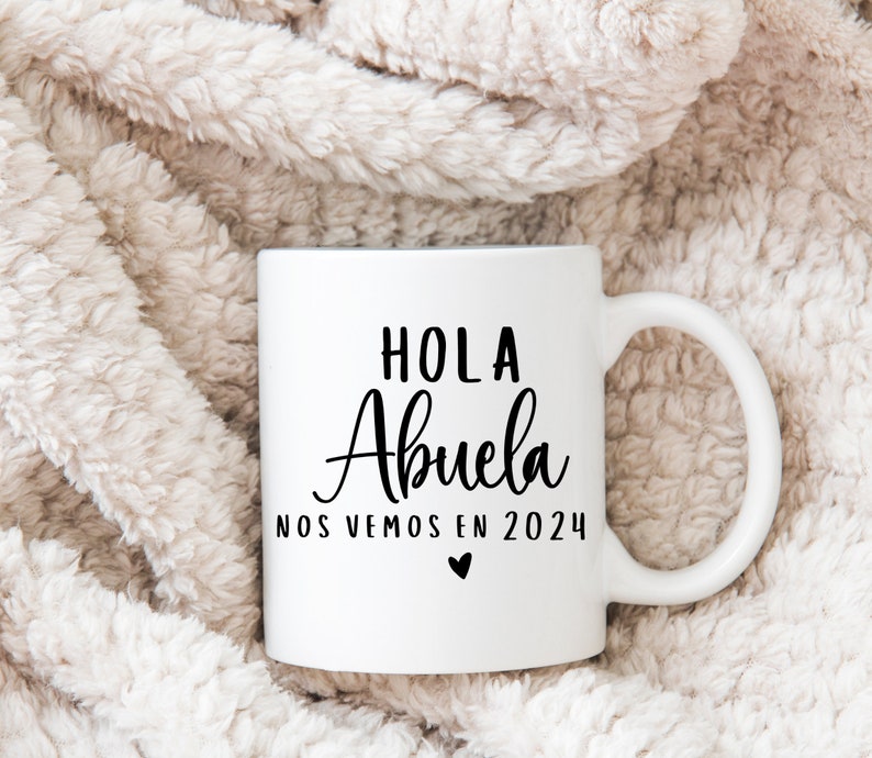 Hola Abuela Nos Vemos En 2024 Spanish Pregnancy Announcement for ...