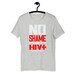 No Shame About HIV/AIDS Positive T-shirt, Awareness Red Ribbon, Immune ...