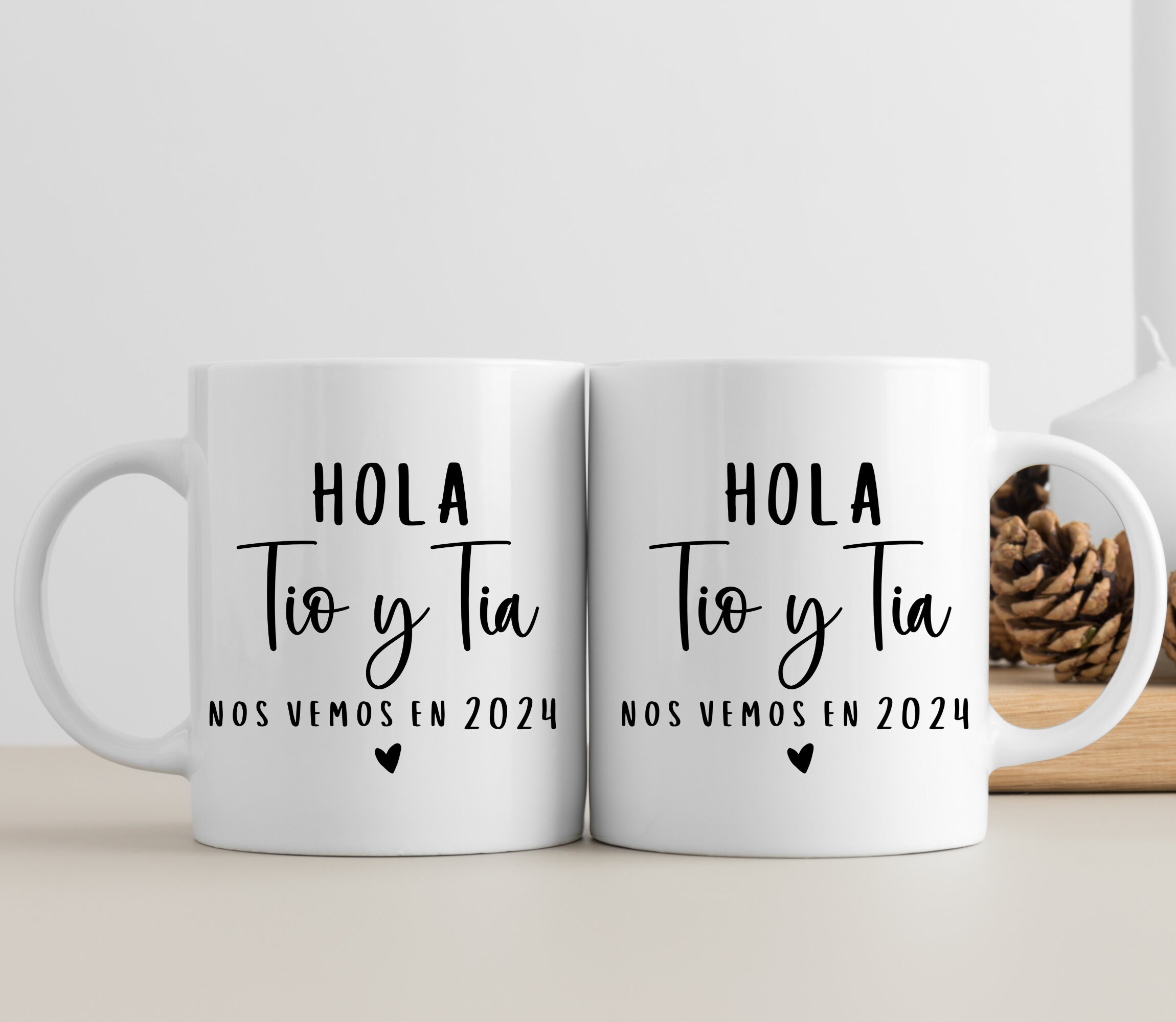 Hola Tio Y Tia Nos Vemos En 2024 Spanish Pregnancy Announcement For