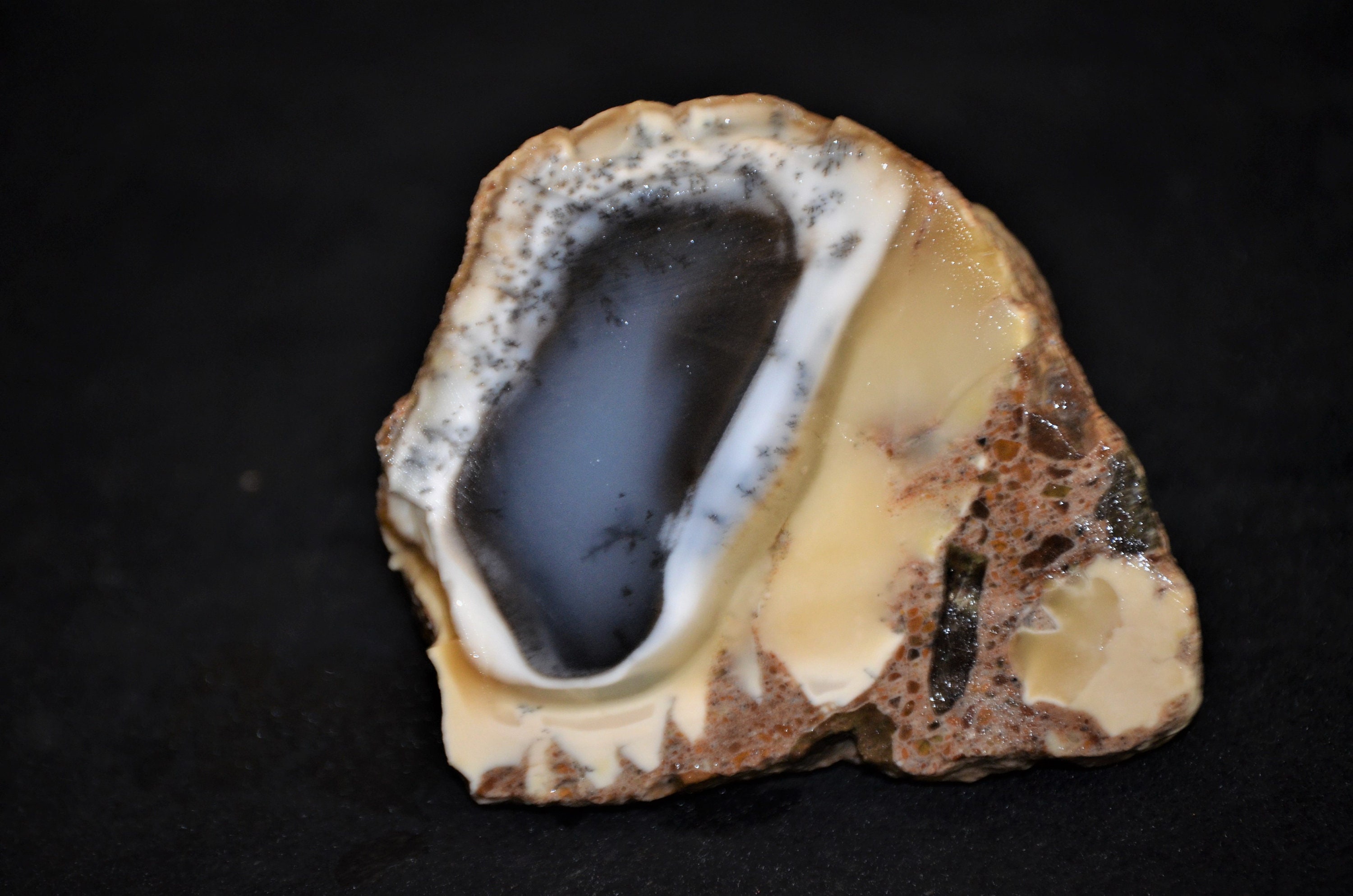 Dendritic Agate Cut Rare Special Piece Natural Rough 175 Gr - Etsy