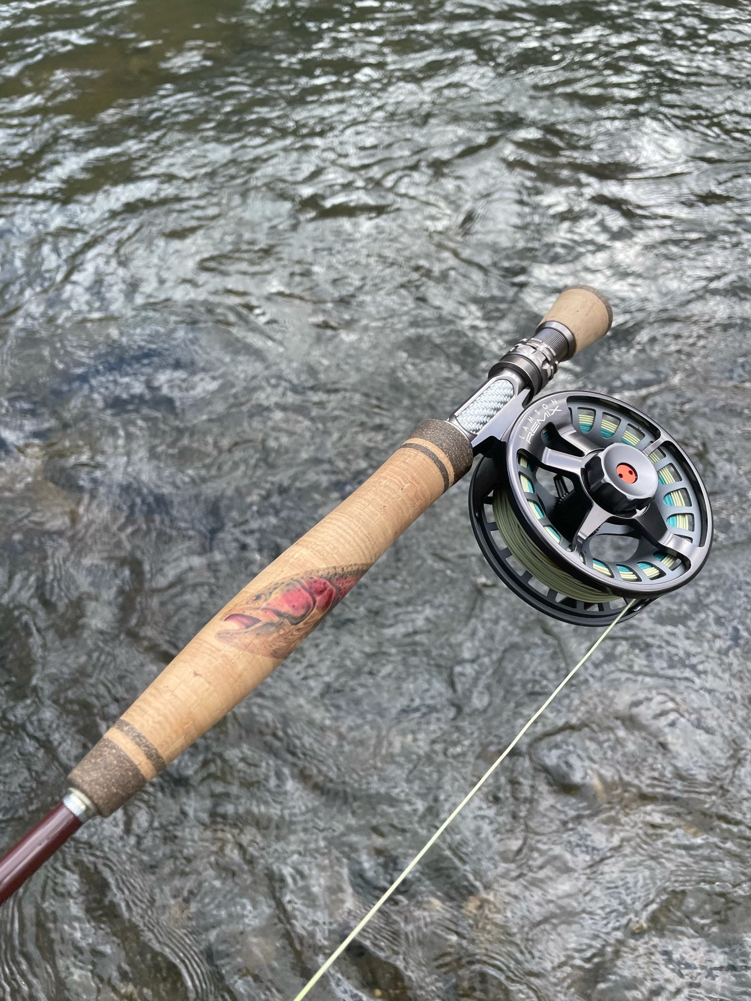 Custom Fly Rod Cork Grips – Handcrafted Wildlife Art for Fly Fishing ...