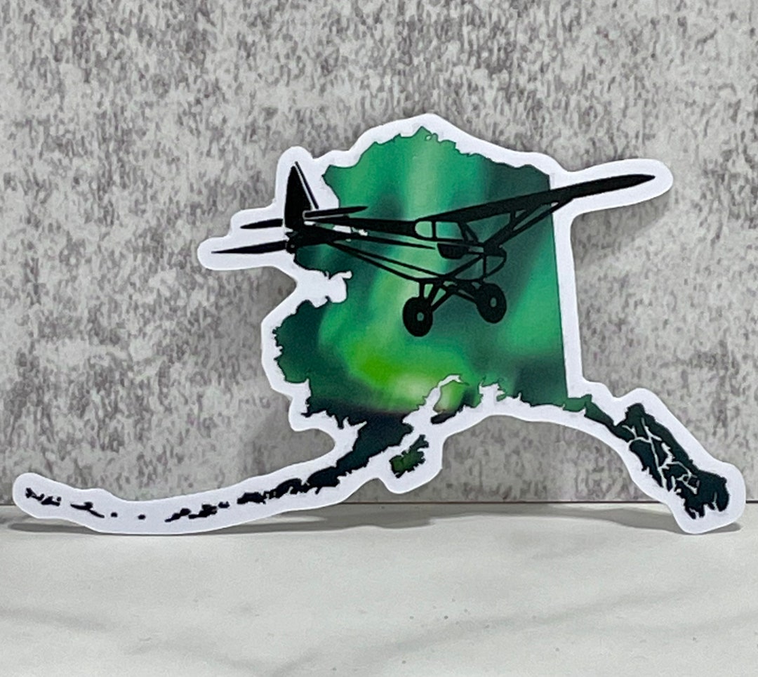 Alaska BUSH PLANE Vinyl Sticker - Etsy