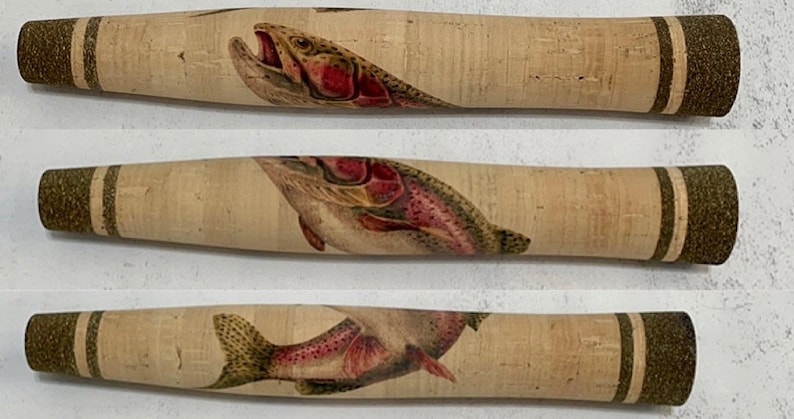 Custom Fly Rod Cork Grips – Handcrafted Wildlife Art for Fly Fishing ...