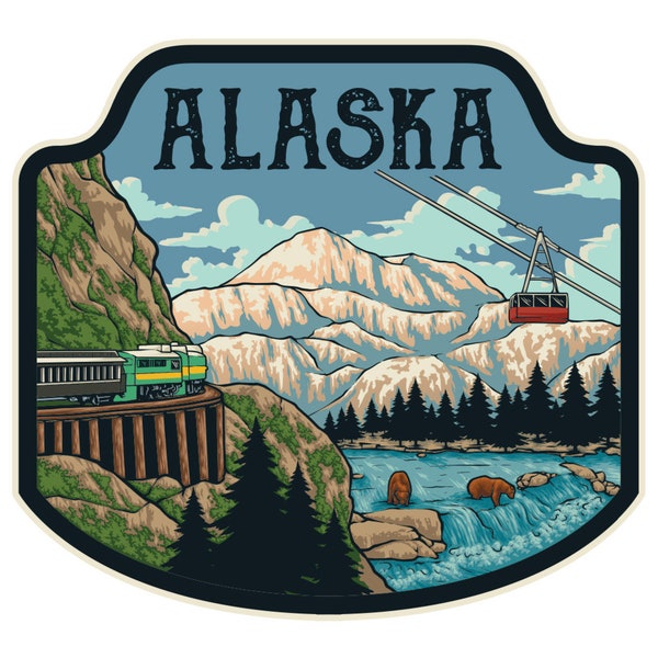 Alaska Sticker - Etsy