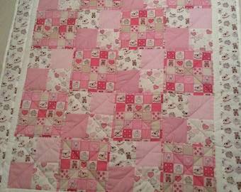 Girl Patchwork Quilt | Etsy UK