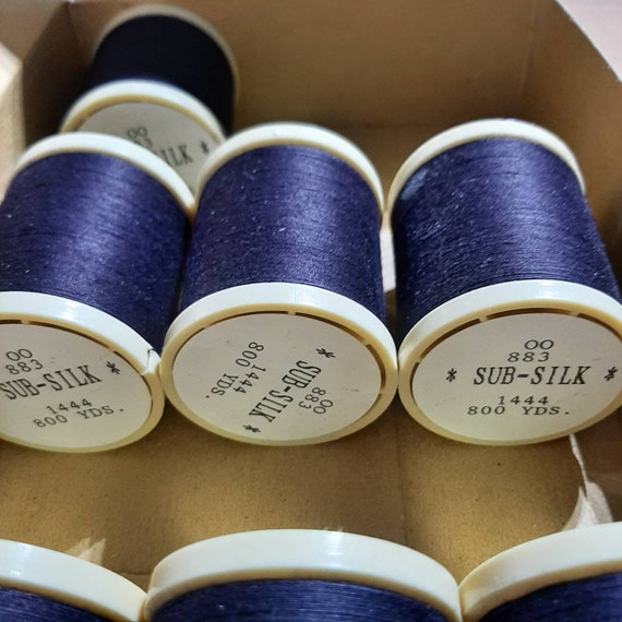Button Thread/ Navy Blue Quilting or Sewing Thread 800 Yards - Etsy