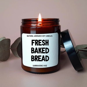 Fresh Baked Bread Candle Bread Candle Soy Candles Gift for - Etsy