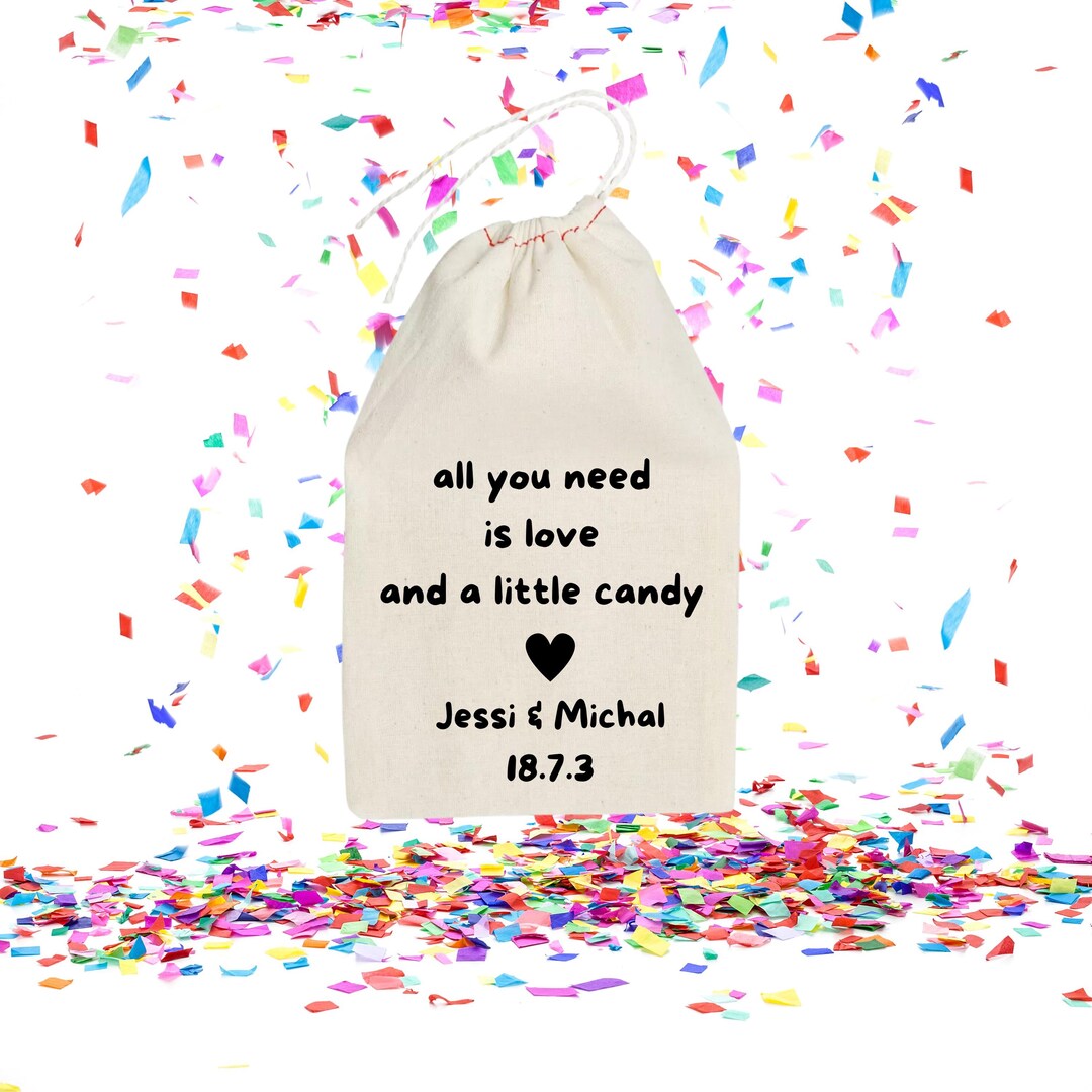 Personalized Candy Bags, Candy Bar Bags, Wedding Favor Bags, Treat Bags ...