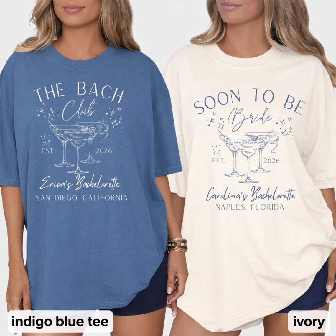 Custom Location Bachelorette Shirt, Custom Bridal Party Shirts ...